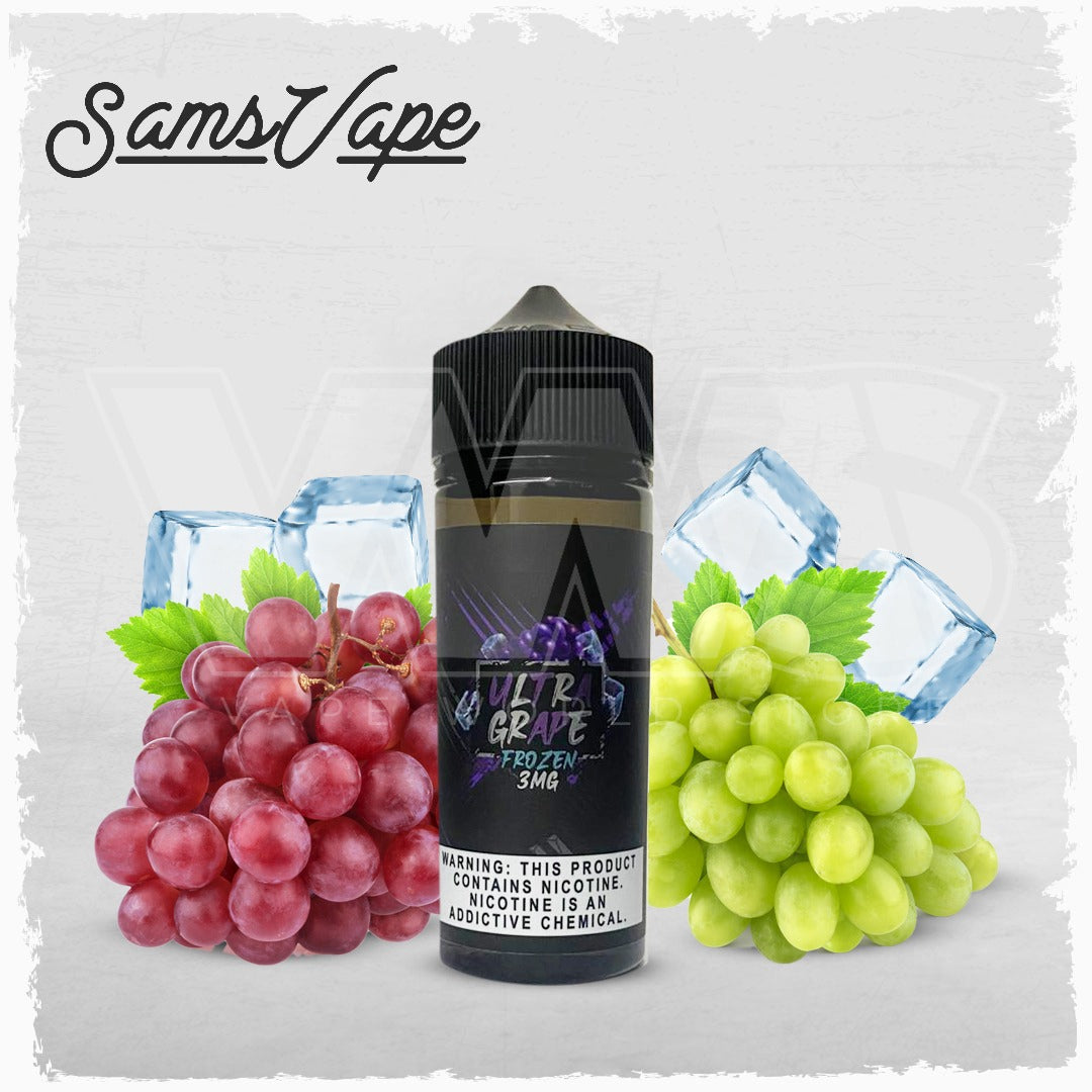 Sams Vape - Frozen Ultra Grape - 120ml – Vape World Store